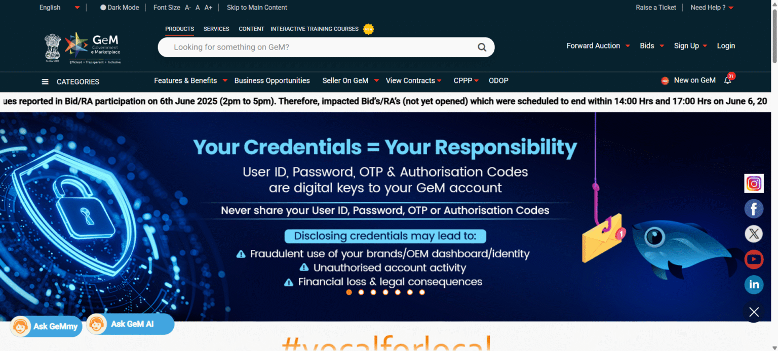 How to Search Tenders on GeM Portal [2025 Guide] – Step-by-Step with ...