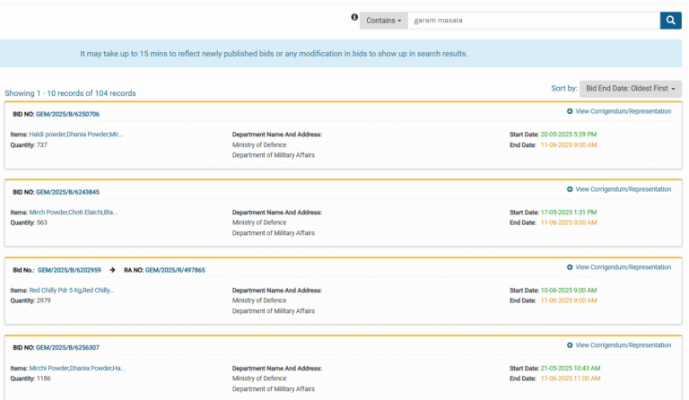 How to Search Tenders on GeM Portal [2025 Guide] – Step-by-Step with ...