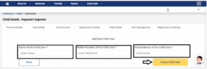 How to Add Child Details on ICEGATE Portal 2025 | Child User ...